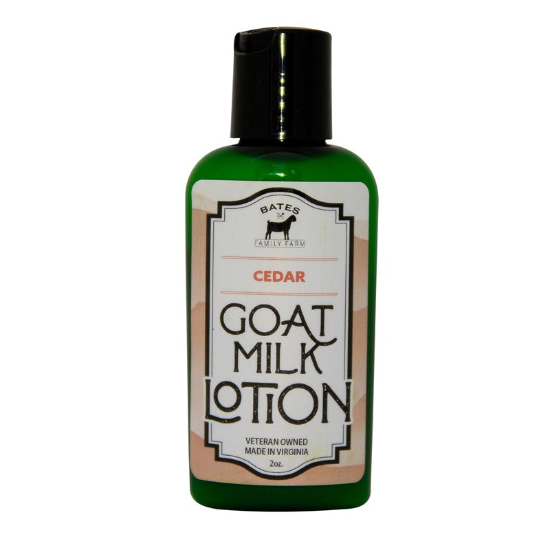Cedar Goat Milk Lotion 2 oz • Bates Family Farm — bfearless. at HOME