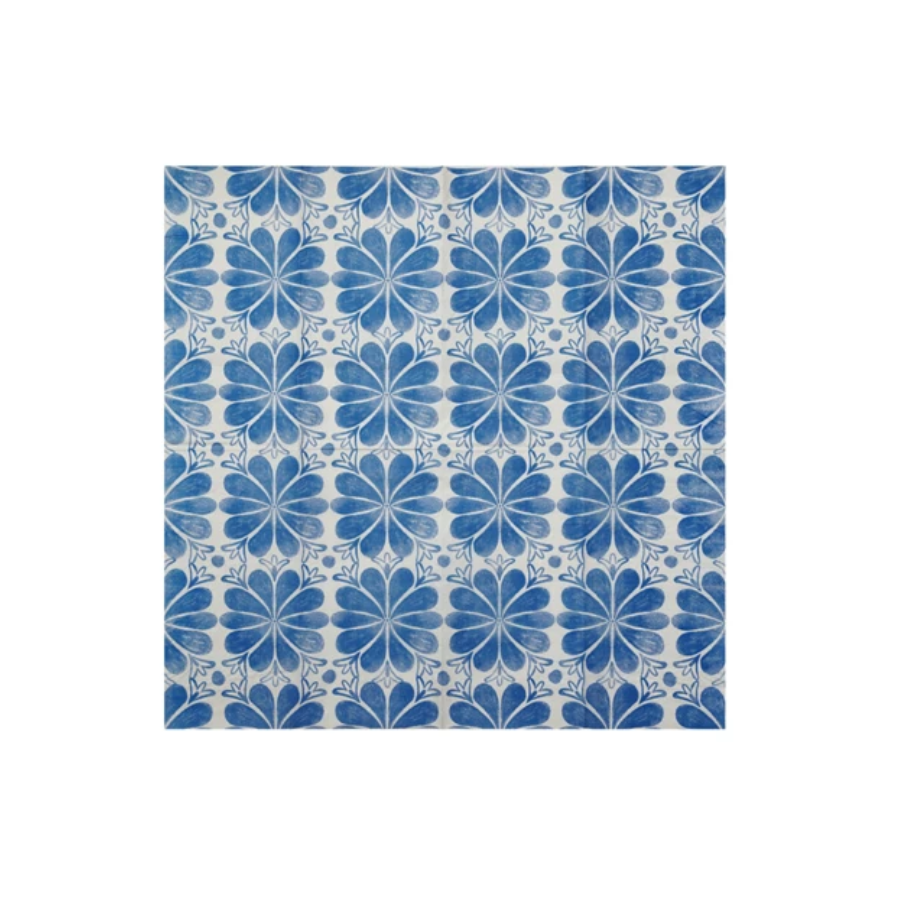 20 Pack Blue Tile Patterned Paper Napkins — bfearless. at HOME